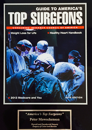 guide-to-top-surgeons - Peter M. Mowschenson, MD